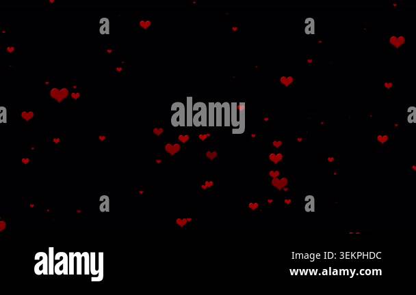 abstract hearts background with space for text Stock Video Footage - Alamy