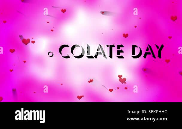 valentine day greeting card with hearts. vector illustration Stock ...