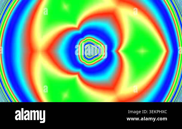 abstract digital fractal pattern. psychedelic futuristic background ...
