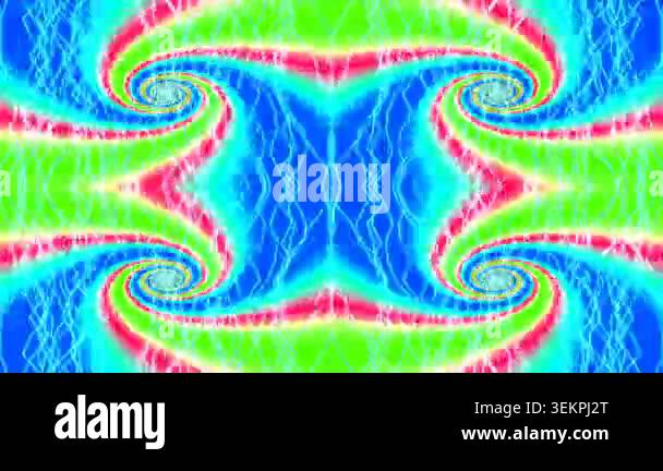 colorful abstract background. fractal mandala concept Stock Video ...
