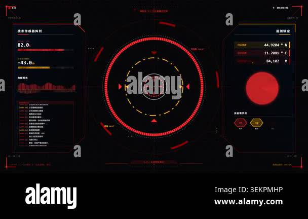 Premium 3D high-density Head-Up Display (HUD) telemetry interface ...