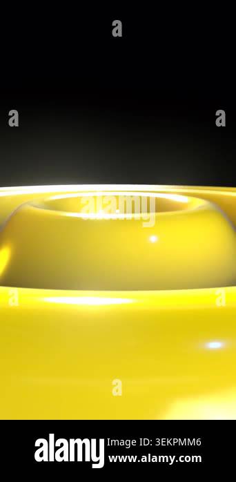 High-end 3D motion graphic featuring Concentric Ripples Radar Waves ...