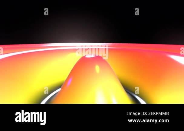 High-end 3D motion graphic featuring Concentric Ripples Radar Waves ...