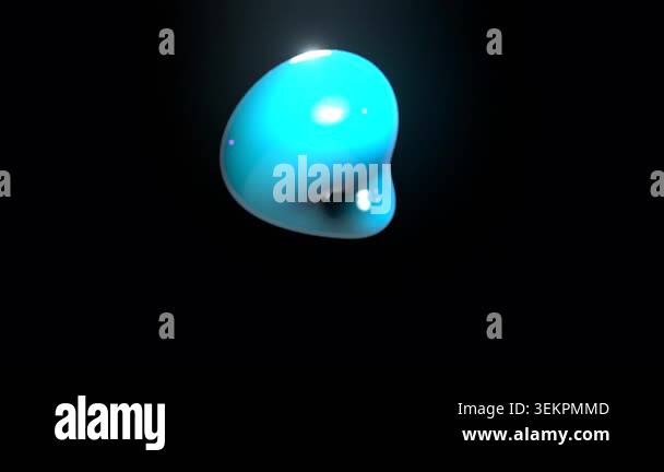 High-end 3D motion graphic featuring Liquid Sphere Fluid Morphing Orb ...