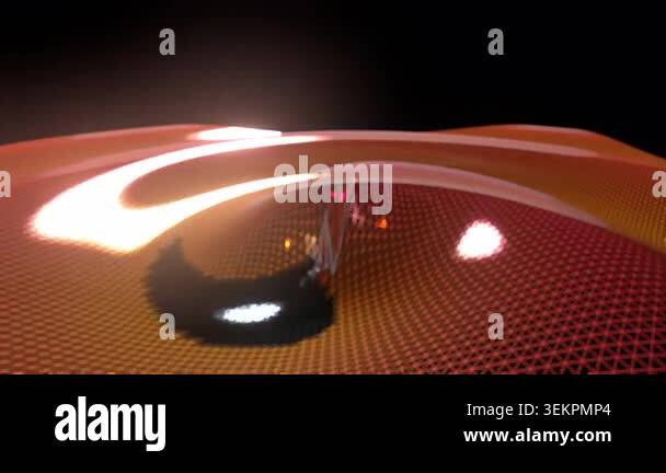 High-end 3D motion graphic featuring Vortex Core Spiral Whirlpool ...