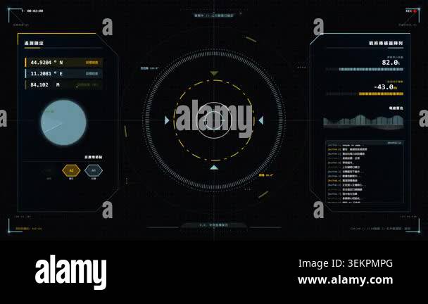 Premium 3D high-density Head-Up Display (HUD) telemetry interface ...