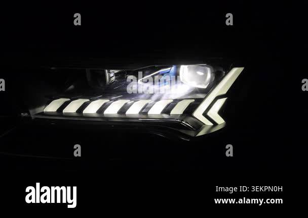 Energy Efficient Adaptive Laser Headlight turning on switching of car ...