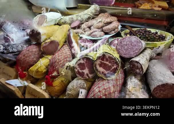 Wide selection of traditional cured meat, high quality sausages, ham ...