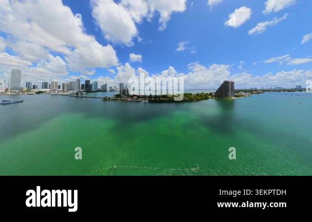 Aerial view Venetian Islands Miami Beach 2026 Stock Video Footage - Alamy