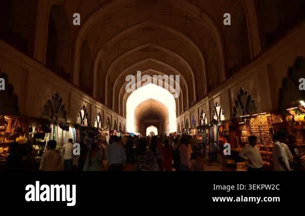 some glimpses of fort in delhi india. from outside to inside view Stock ...
