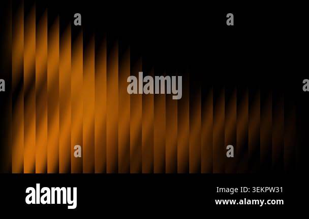 Abstract orange light beams flickering on dark background Stock Video ...