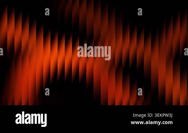 Abstract orange vertical line wave pattern on black background Stock ...