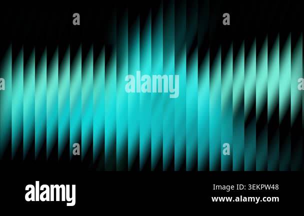 Vibrant cyan vertical bars oscillating in digital wave motion Stock ...