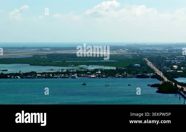 Naval Air Station Key West Florida aerial video Stock Video Footage - Alamy