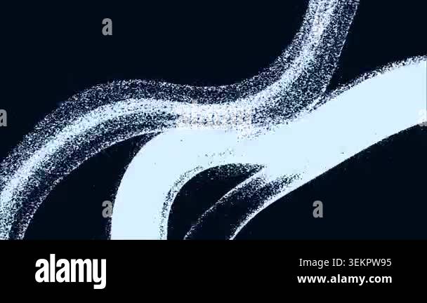 Intertwining grainy brush strokes on a dark background Stock Video ...