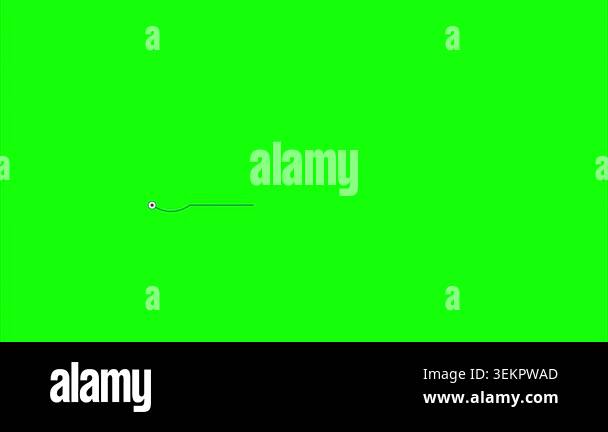 White tampon animation on green background Stock Video Footage - Alamy