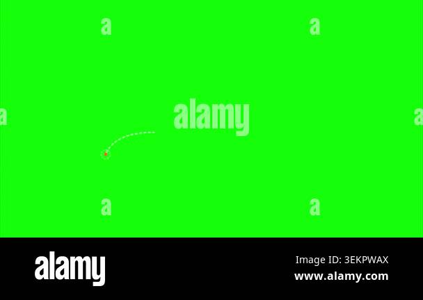 Animated orange call out titles on green screen background Stock Video ...