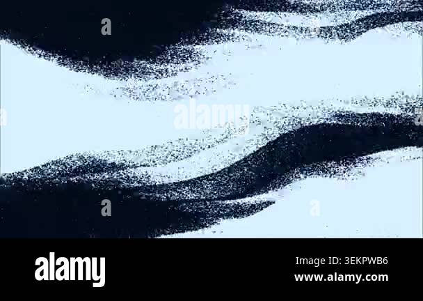 Abstract blue grainy sand texture waves background Stock Video Footage ...