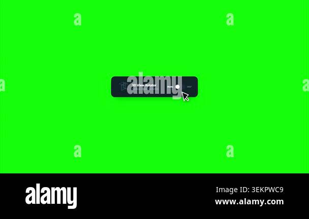 Digital toggle switch button animation on green screen Stock Video ...