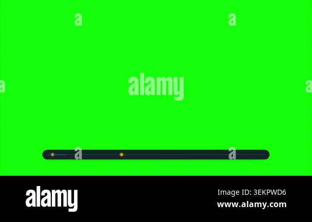 Loading progress bar with dots on green screen Stock Video Footage - Alamy