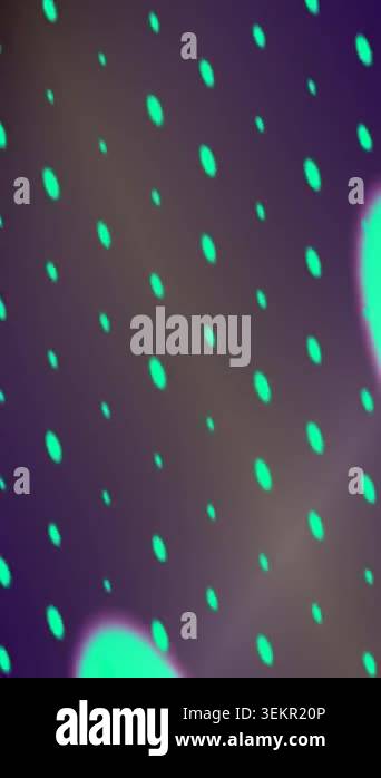 Creating a Dynamic Night Scene with Neon Dots and Soft Glows in a Wide ...