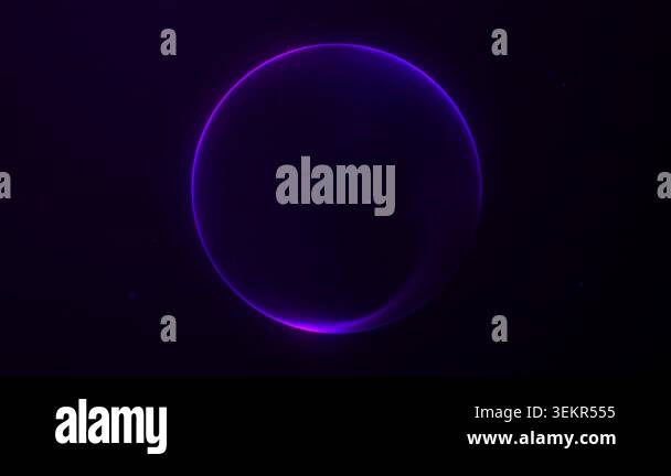Ultraviolet Liquid Plasma Sphere with Vibrant Neon Rim Glow, Subtle ...