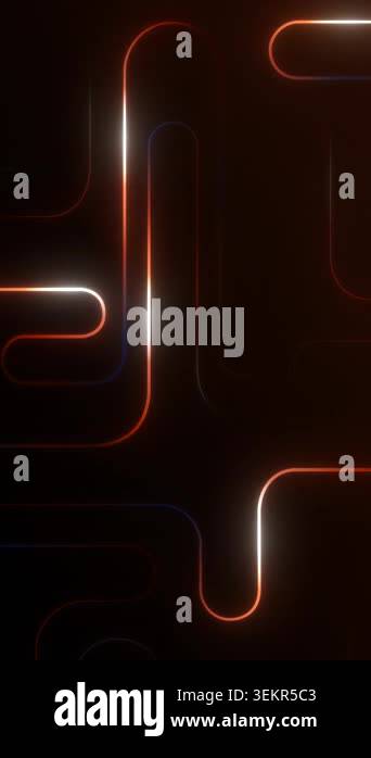 Vector glow lines with neon animated background. iOS Pro intro video ...