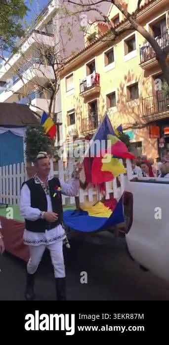 FUENGIROLA, SPAIN - MAY 1, 2026: Inaugural parade at the International ...