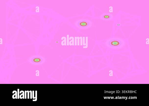 light pink, green vector backdrop with dots of lines Stock Video ...