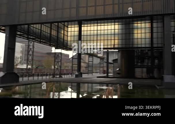Contemporary industrial heritage building in the Belval district of ...
