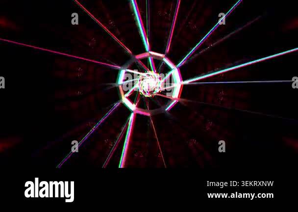 abstract background with colorful lights and circles Stock Video ...