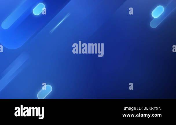Dynamic abstract background featuring blue moving lines and shapes ...
