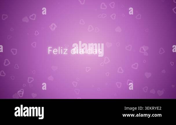 Soft pink gradient background with hearts and Happy Women Day greeting ...