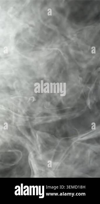 Thick white smoke. Filmed on a high-speed camera at 1000 fps. High ...