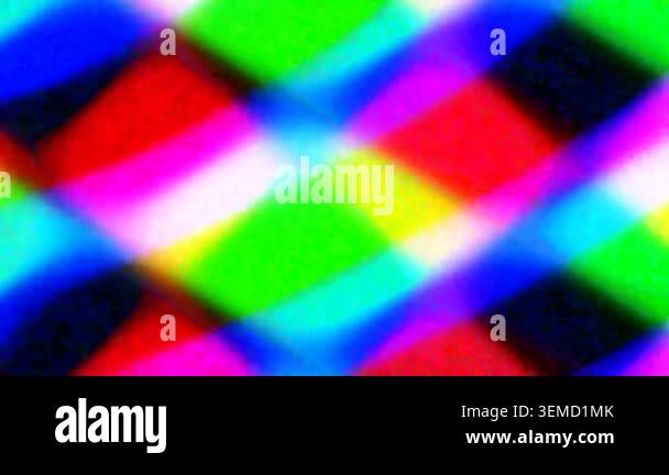 Vivid multi colored lights creating an abstract blurred pattern with ...