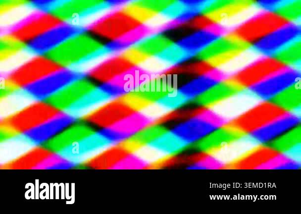 Close up of shifting colorful geometric shapes forming dynamic and ...