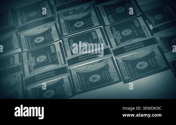 Thief Grabs Money Stacks Frantically Inverted View Stock Video Footage ...