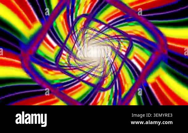 Dynamic rainbow swirl tunnel animation symbolizing LGBTQ+ pride ...
