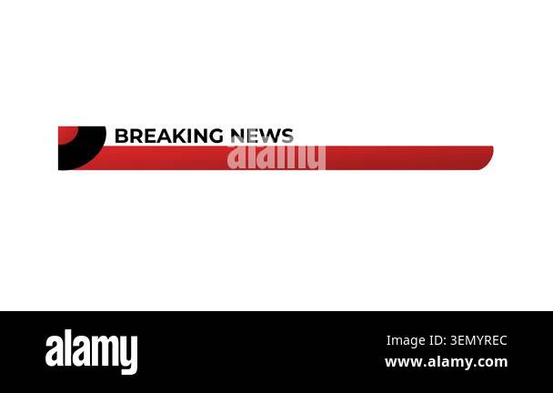 Essential motion graphic template for urgent news alerts, live reports ...