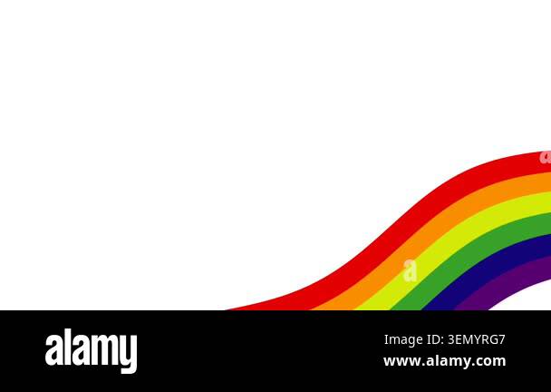 Celebrate Pride Month with this vibrant rainbow wave background ...