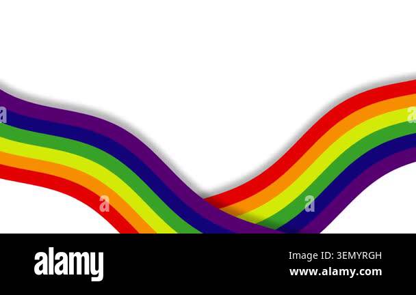 Dynamic rainbow wave background, ideal for Pride Month celebrations ...