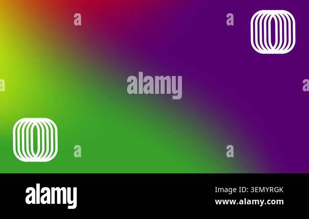 Dynamic rainbow gradient background with abstract white shapes, perfect ...