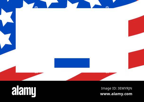 This video features an abstract design inspired by the American flag ...