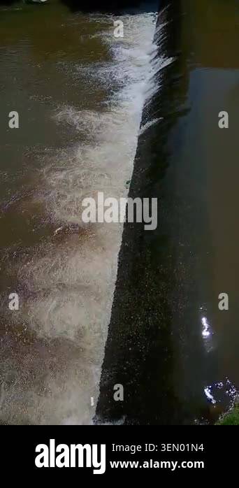 Water chemical pollution in river Stock Video Footage - Alamy