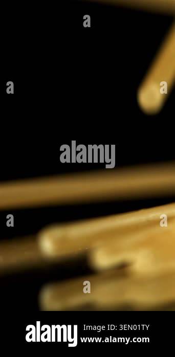 Super slow motion spaghetti pasta . Filmed on a high-speed camera at ...