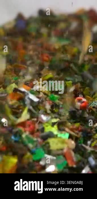 Closeup Of Colorful Craft Confetti Pile With Sparkling Resin Bits And ...
