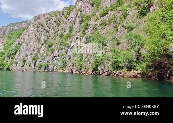 Aerial View of Canyon Matka: Nature's Reserve near Skopje, North ...