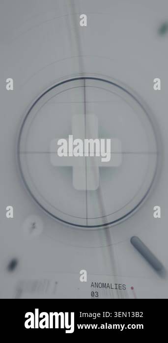 Modern target symbol featuring a plus sign in the center, medical ...