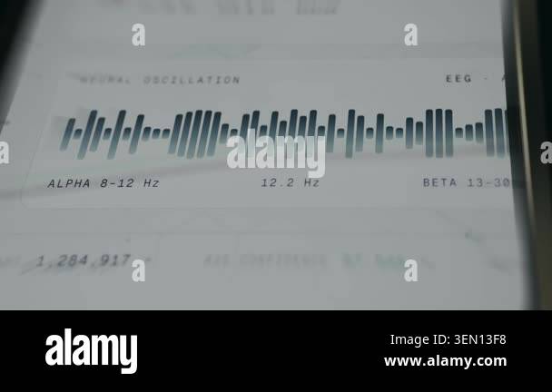 Visual representation of Neural Oscillation Stock Video Footage - Alamy