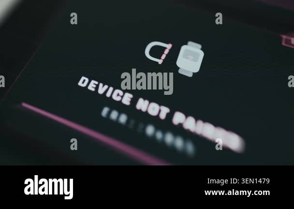 Device not paired animated icon Stock Video Footage - Alamy